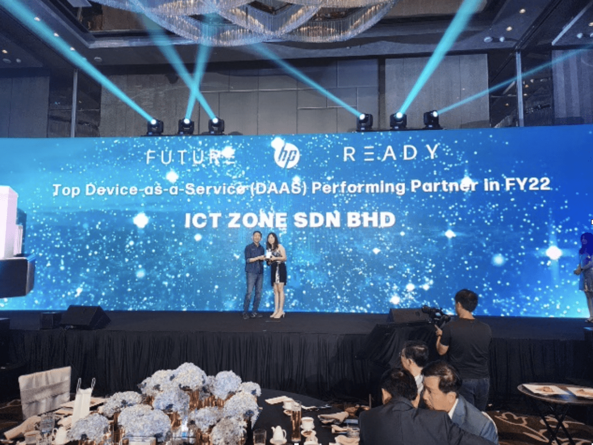 🏅 ICT Zone named as the Top Device-as-a-Service (DaaS) Performing Partner in FY22 by HP! - ICT ...