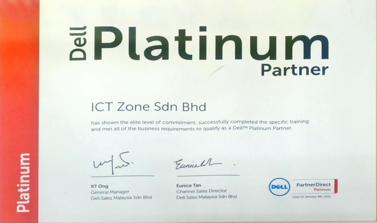 Accreditation – ICT Zone Asia Berhad