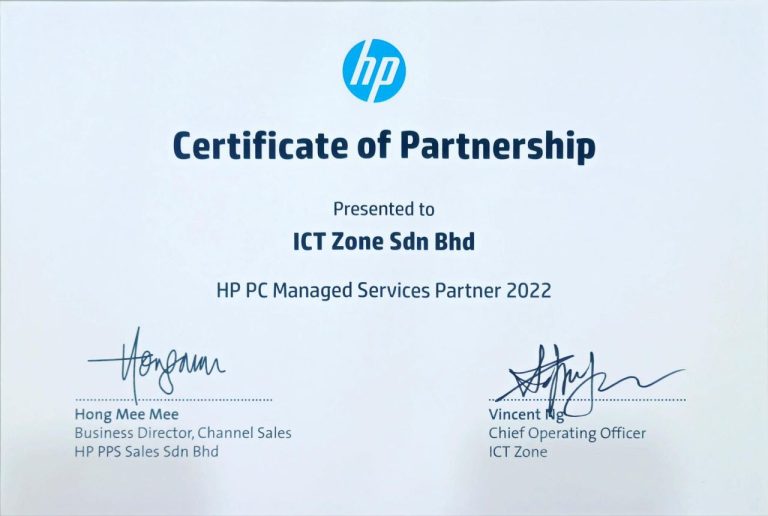 Accreditation – ICT Zone Asia Berhad