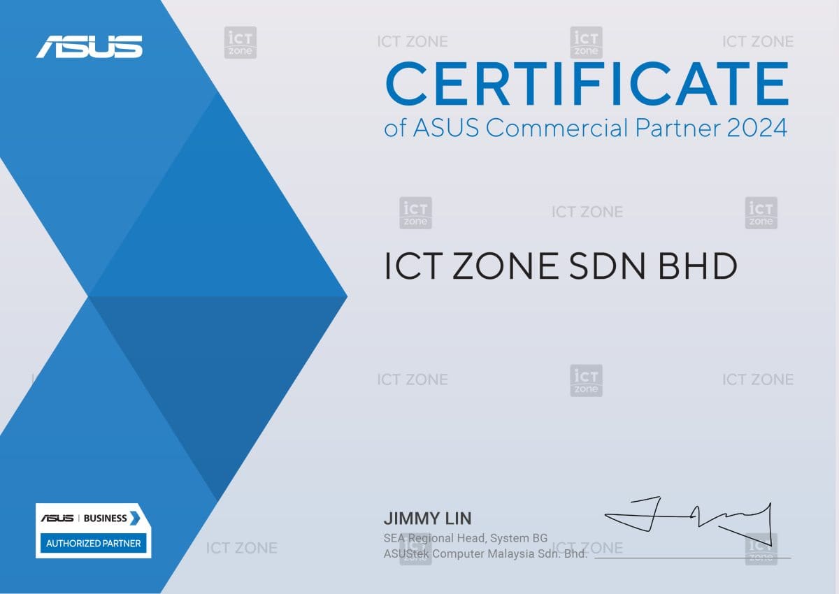 Accreditation - ICT Zone Asia Berhad